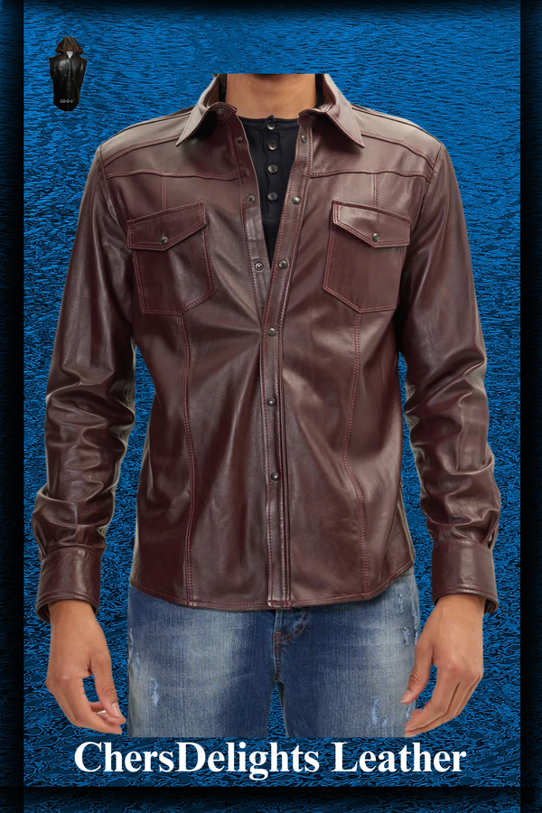 Men in Leather Shirts: The Ultimate Guide | Premium for Less ...