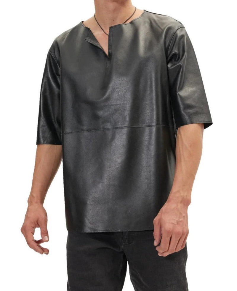 Timeless Craftsmanship: Shop Mens Leather Shirts at ChersDelights ...