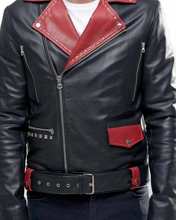 Embrace Edge with Our Expertly Crafted Leather Moto Jacket Black ...