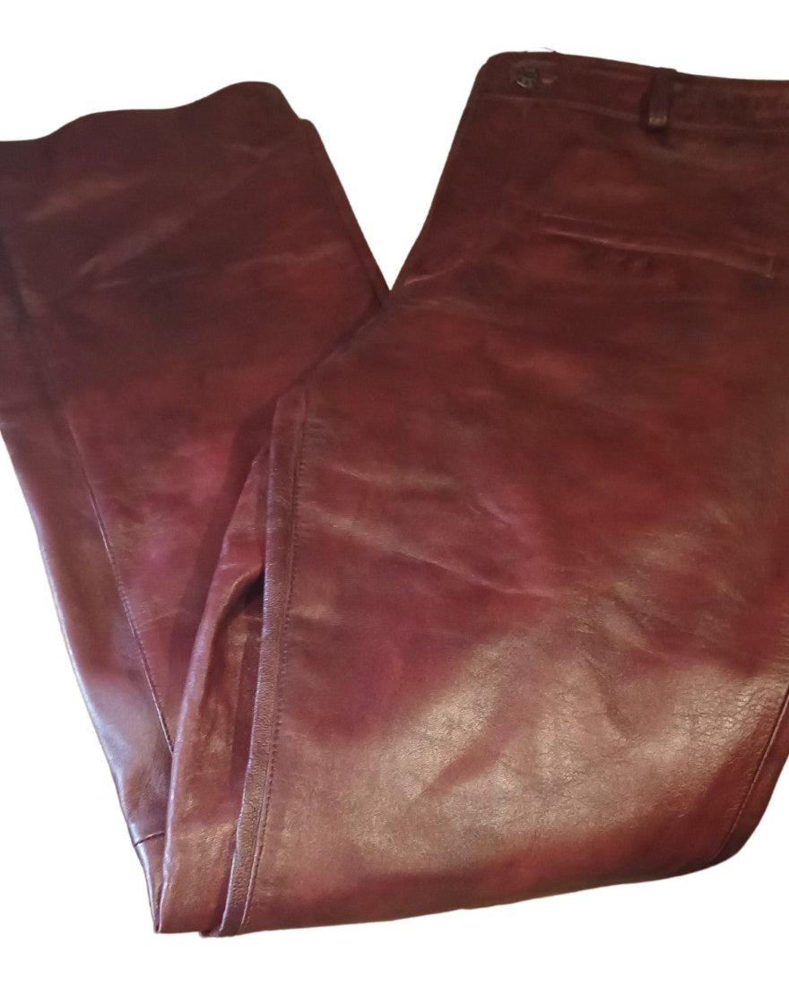 Mens Maroon Leather Pants - Timeless Style & Unrivaled Quality ...
