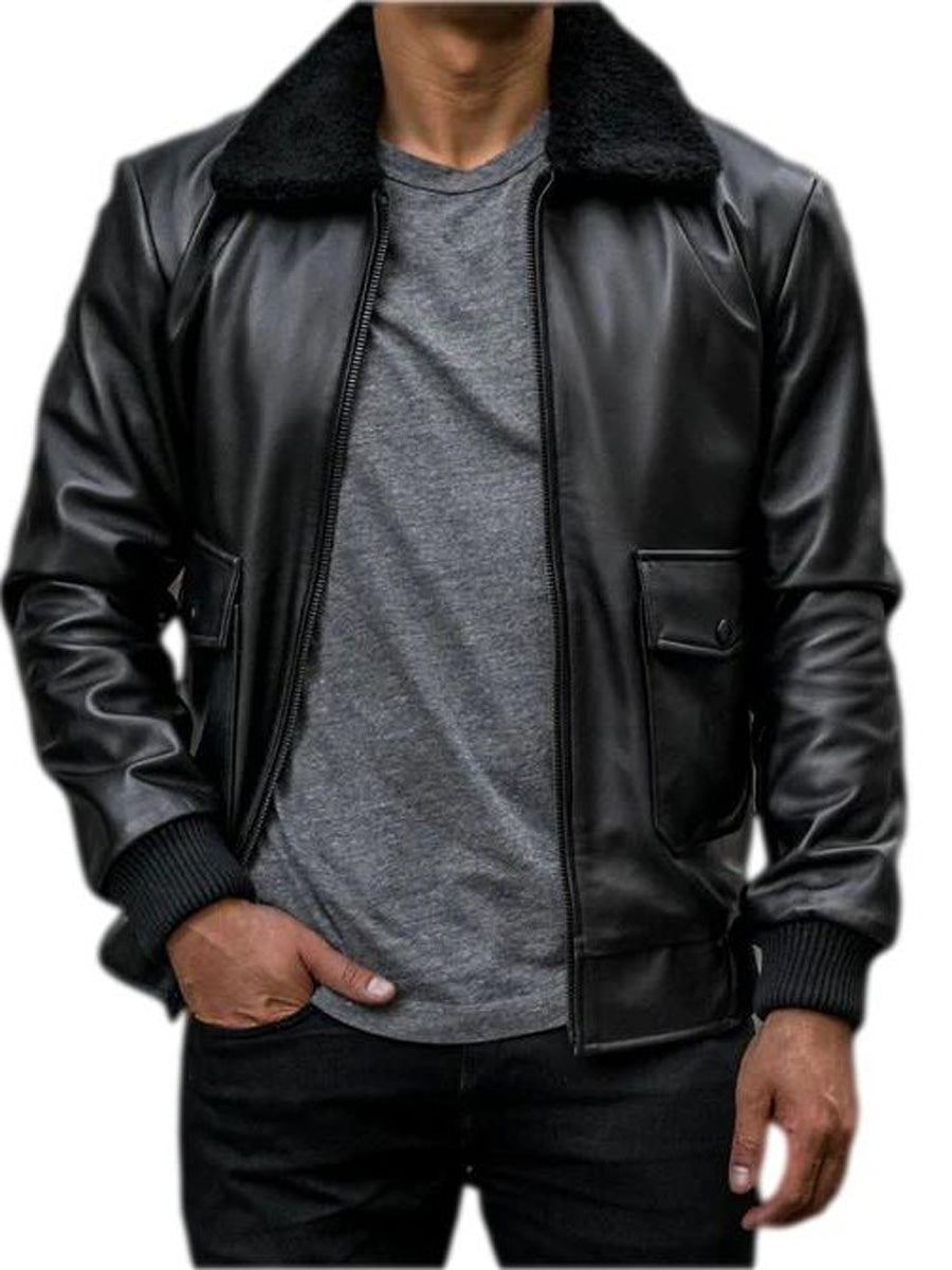 Fashion-Forward Pilot Leather Jacket | Shop Now for Timeless Elegance ...